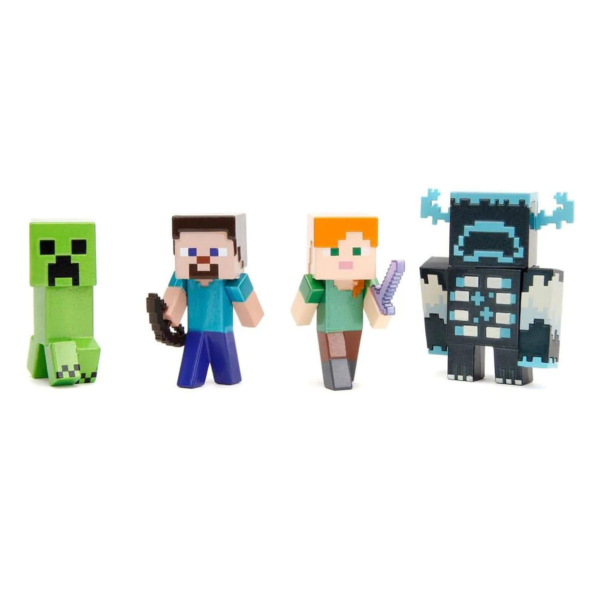 Pack 4 Figuras Coleccionable Minecraft 9cm Jada – Melollevo